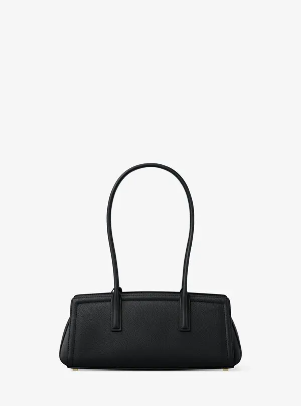 Michael Kors Laila Small Leather Shoulder Bag - Black