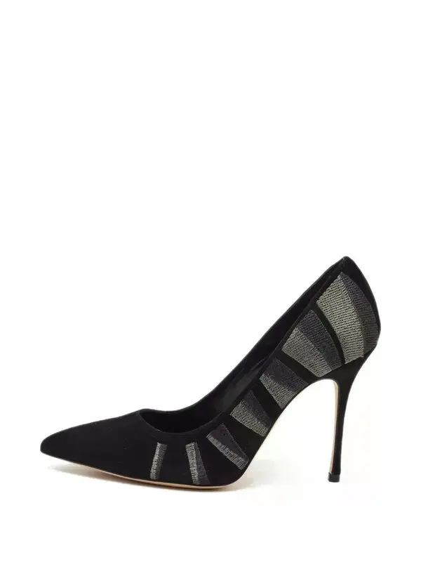 Manolo Blahnik Bb Embroidered Pumps