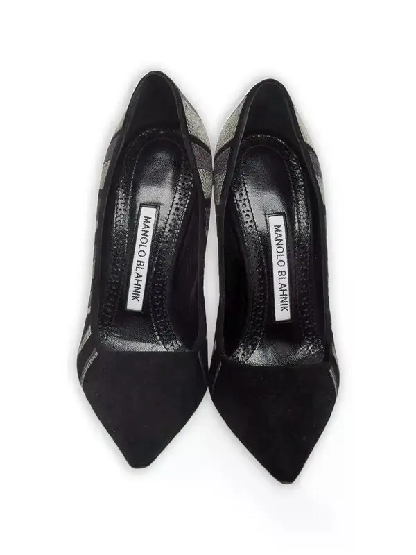 Manolo Blahnik Bb Embroidered Pumps