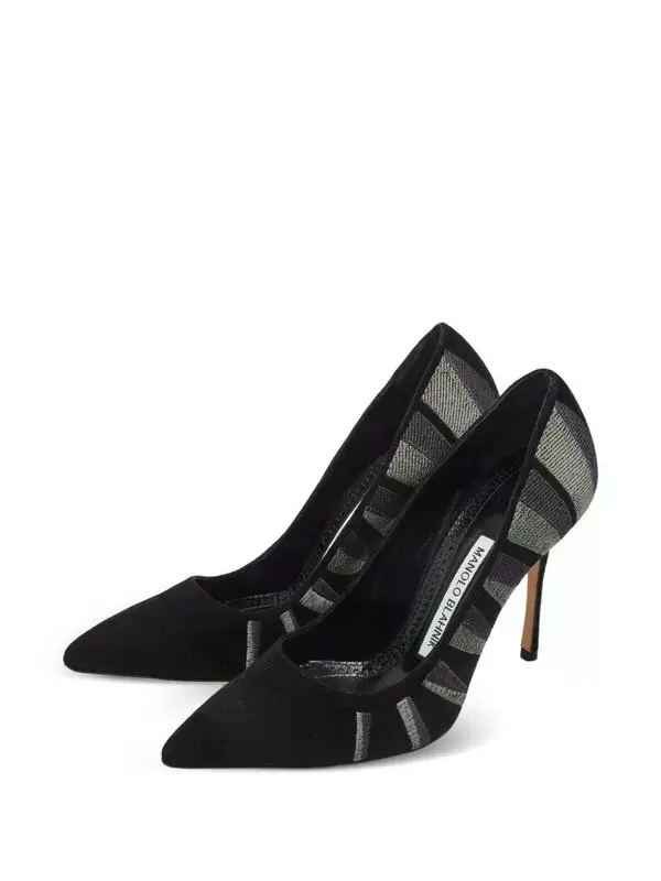 Manolo Blahnik Bb Embroidered Pumps
