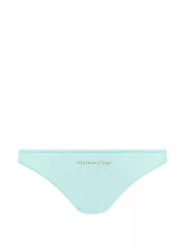 MAISON CLOSE Double Sens Cut-out Briefs - Blue