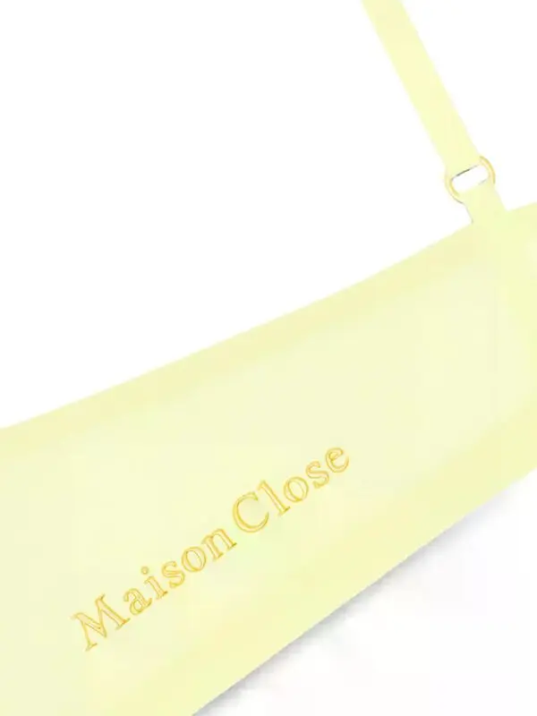 MAISON CLOSE Double Sens Corbeille Sheer Bra - Yellow