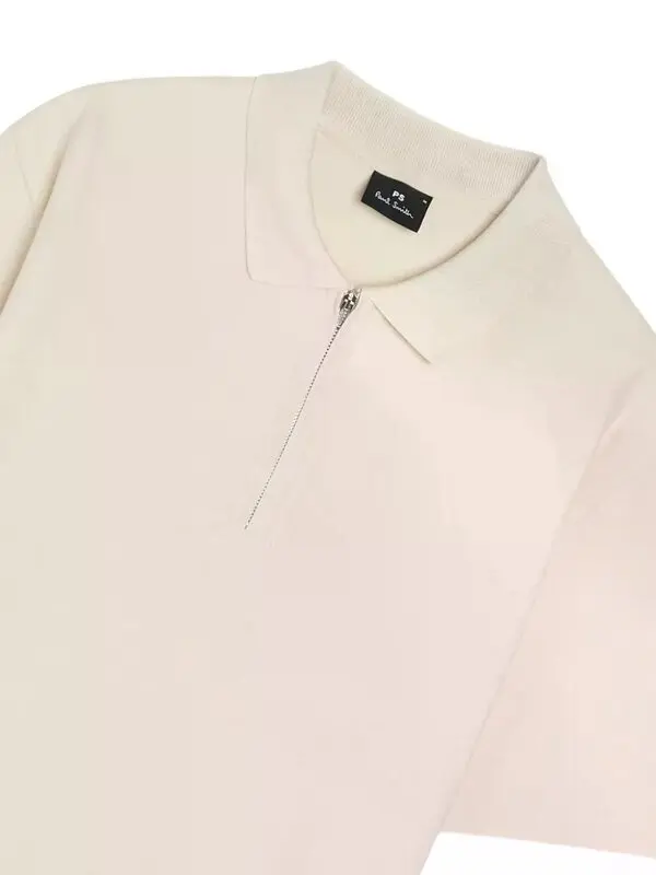 Paul Smith Cotton Polo Shirt - Neutrals
