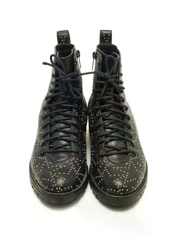 JIMMY CHOO Cruz Studded Combat Boots
