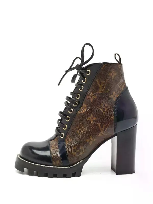 LOUIS VUITTON Star Trail Monogram Ankle Boots