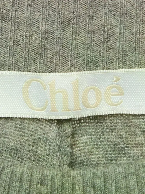Chloé Button-detail High-waisted Trousers