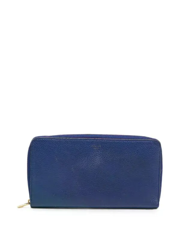 Celine 2014 Zip-around Wallet - Blue