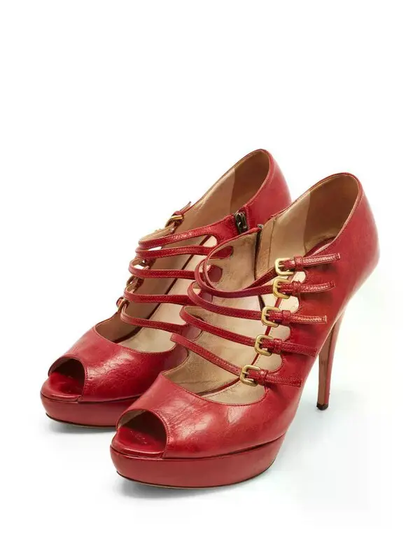 Prada Platform Strappy Pumps