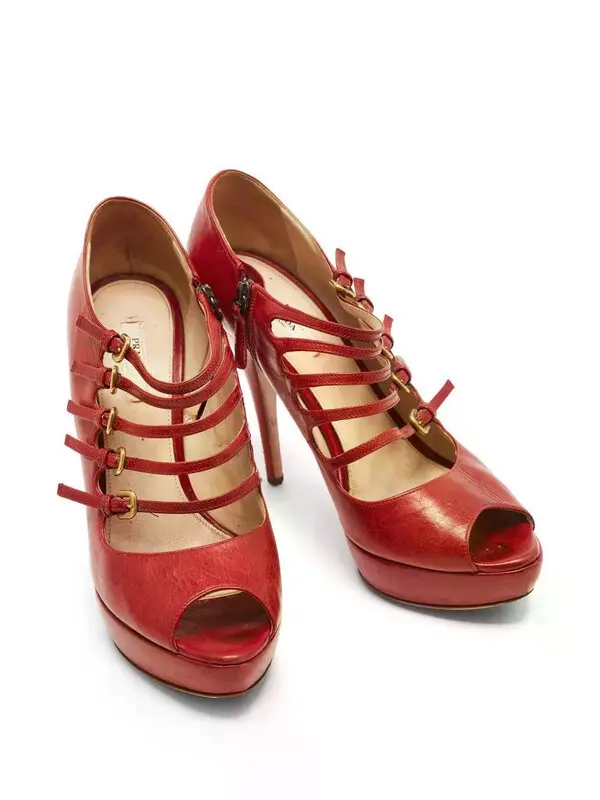 Prada Platform Strappy Pumps
