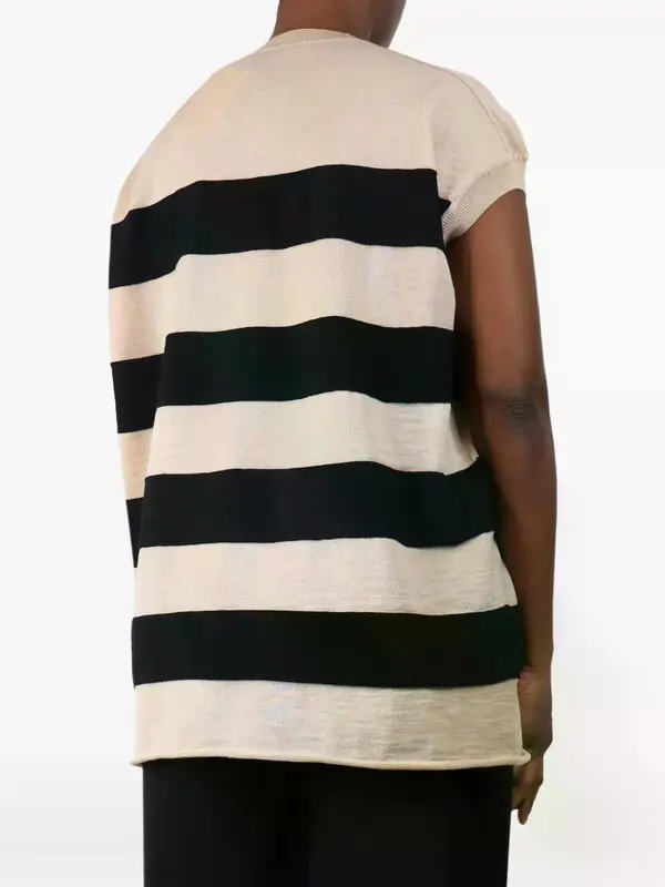 Sofie D'hoore Striped V-neck Sweater