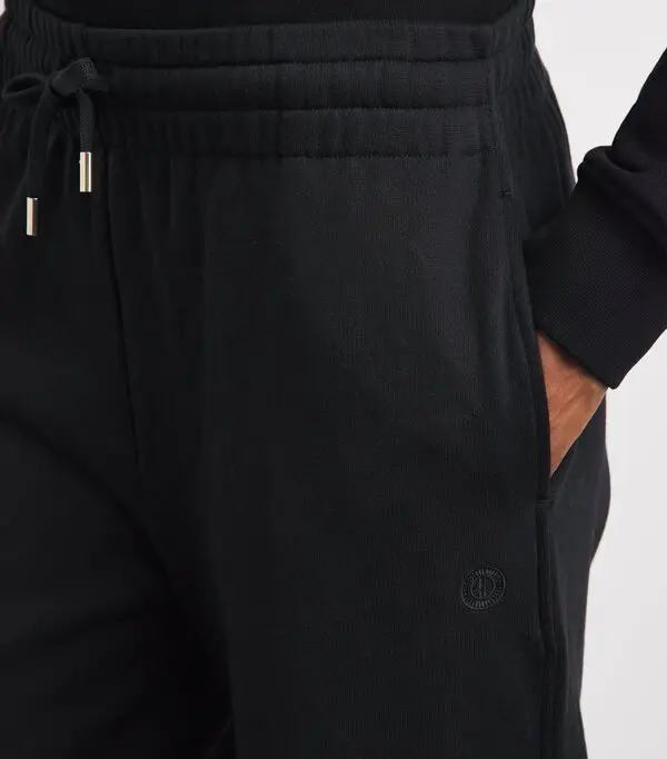 Harrods Cotton Jersey Wide-leg Sweatpants
