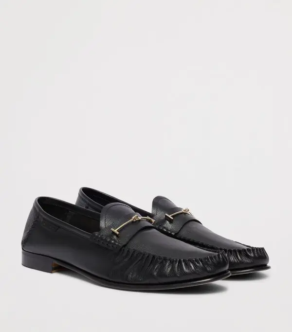 TOM FORD Goatskin T Penny Loafers