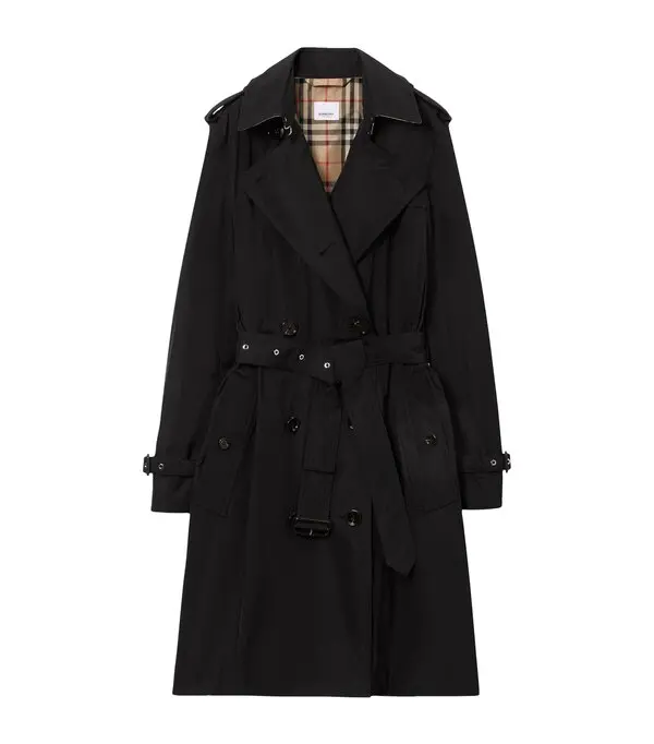 Burberry Lightweight Kensington Trench Coat - Black