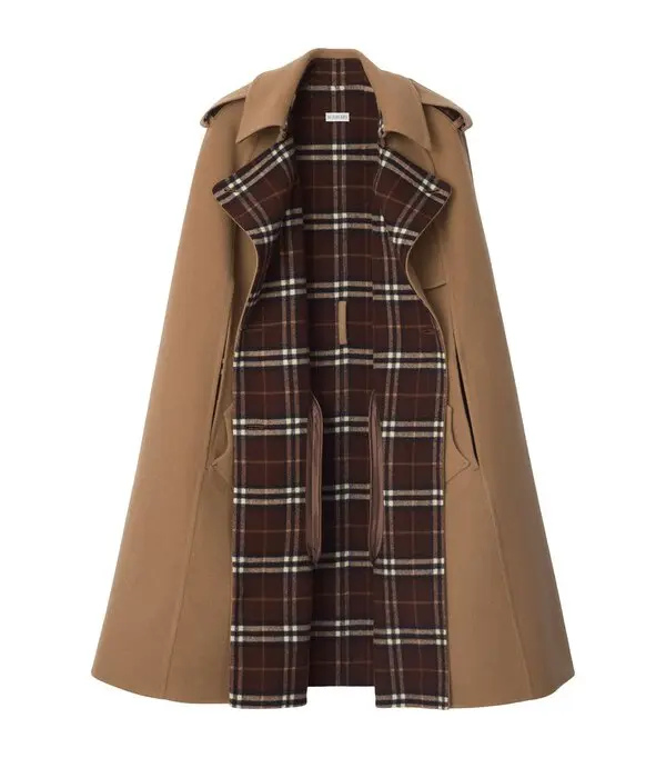 Burberry Wool Trench Cape
