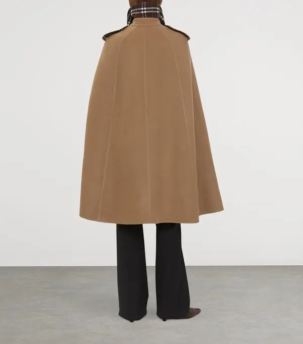 Burberry Wool Trench Cape