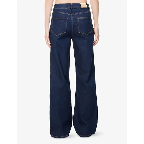 Paige Vanessa Wide-leg Denim Jeans - Amora