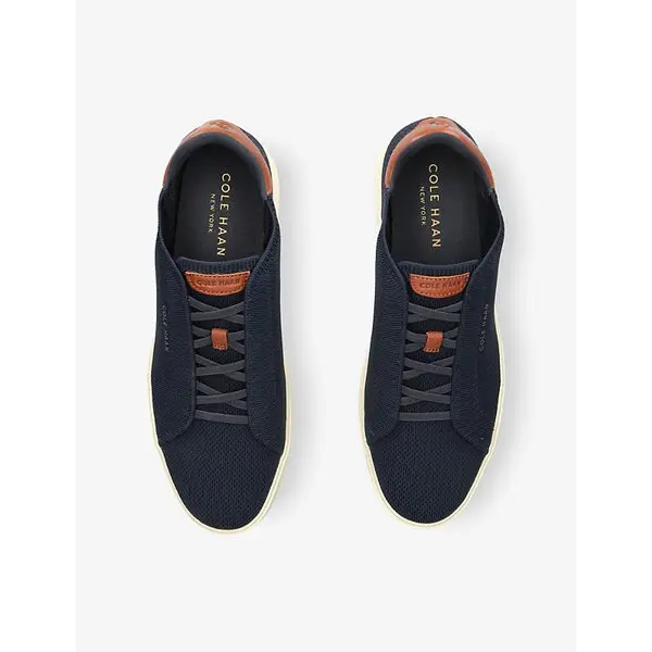 Cole Haan Grandpro Luxe Slip-on Stitchlite™ Knitted Trainers - Navy