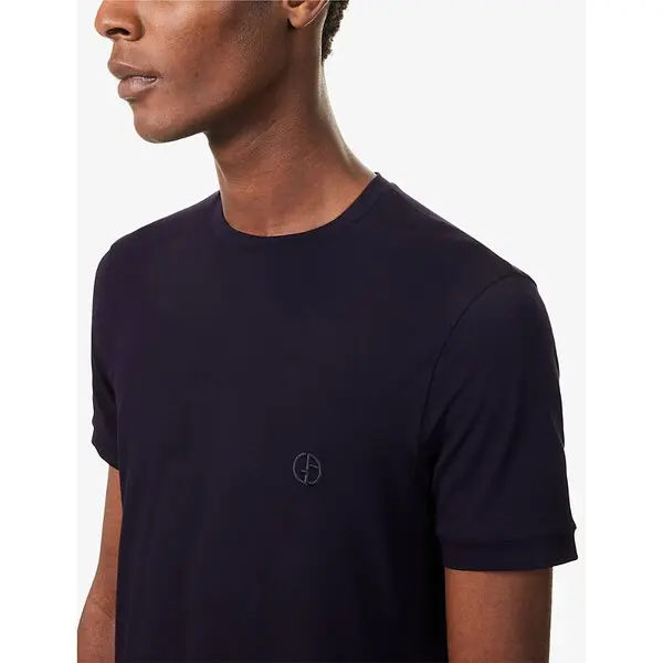 Giorgio Armani Short-sleeve Logo Jersey T-shirt