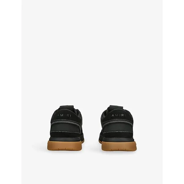 Amiri Classic Suede And Leather Trainers