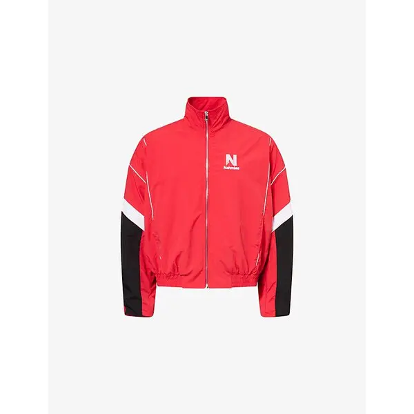 NAHMIAS Logo-embroidery Nylon Track Jacket