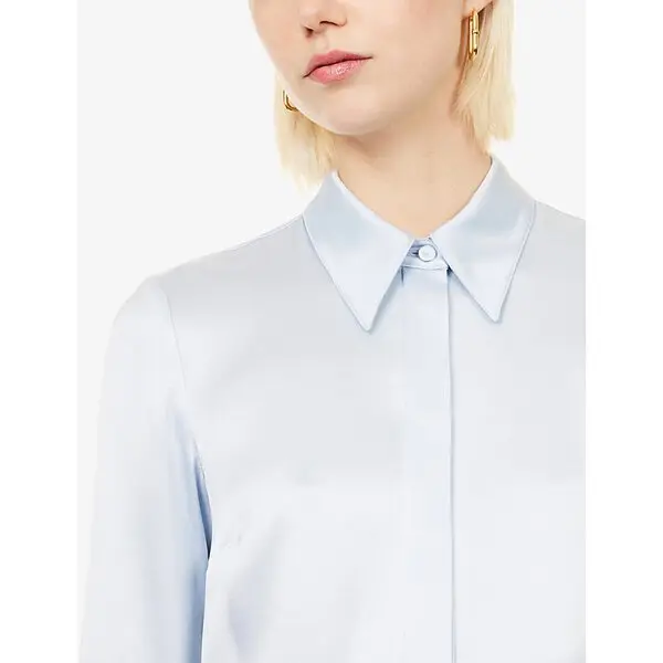 Gabriela Hearst Long Sleeve Silk Shirt