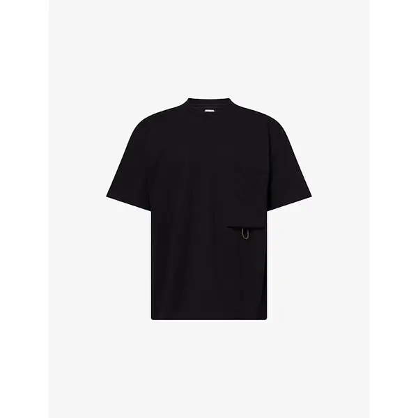 Bottega Veneta Compact Patch-pocket Cotton-jersey T-shirt - Double Black