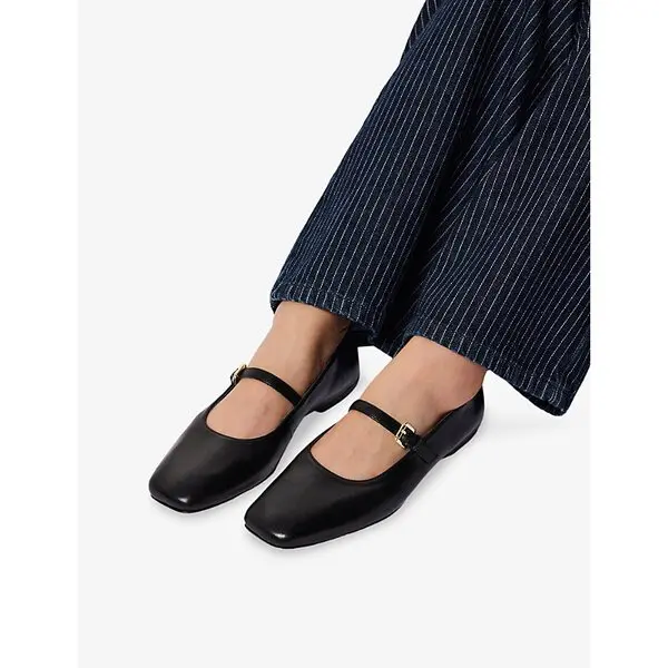 Whistles Mary-jane Leather Ballet Flats