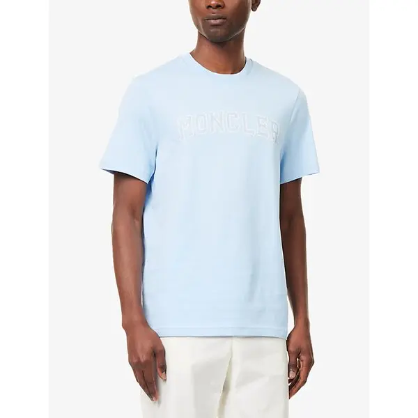 Moncler Stencile Logo-print Cotton T-shirt