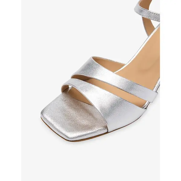 Whistles Cut-out Heeled Leather Sandals