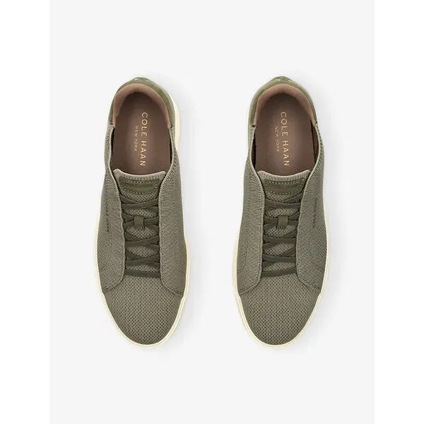 Cole Haan Grandpro Luxe Slip-on Stitchlite™ Knitted Trainers - Khaki