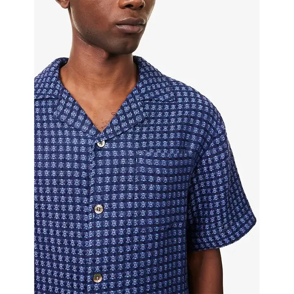 CHE Riita Short-sleeve Linen Shirt