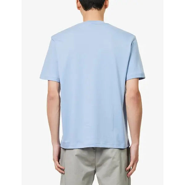 Lacoste Embroidered-emblem Crew-neck Cotton T-shirt