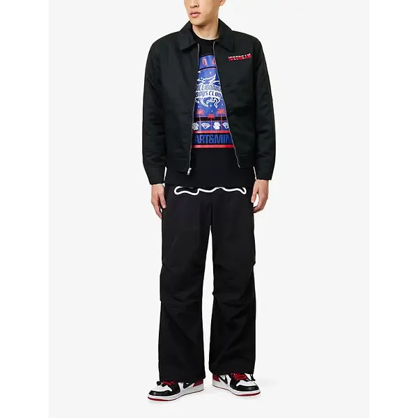 ICECREAM Running Dog Cotton Parachute Trousers