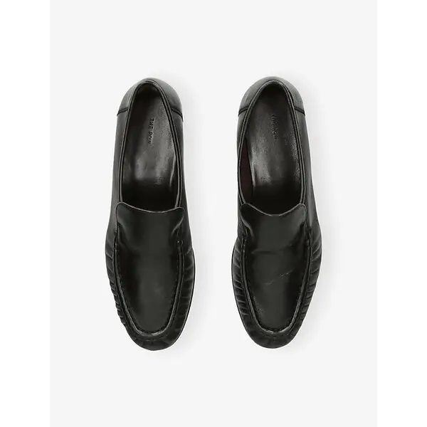 THE ROW Soft Moccasin Two Leather Loafers