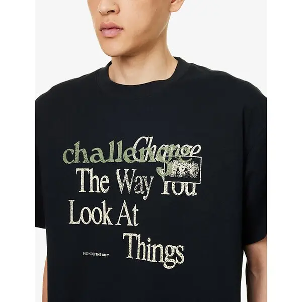 HONOR THE GIFT Challenge Logo-print Cotton T-shirt