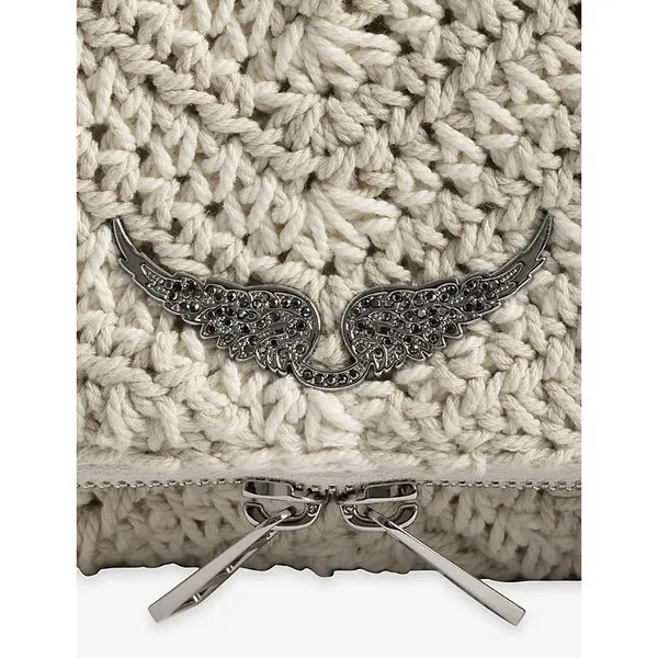 Zadig&Voltaire Rock Macramé Cotton Cross-body Bag - Flash