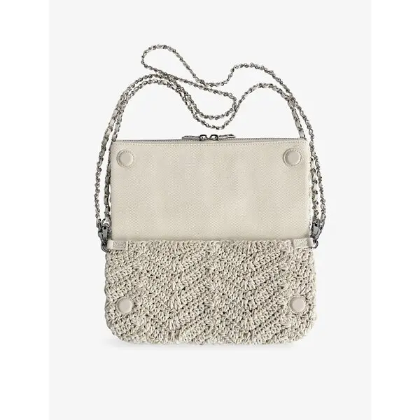 Zadig&Voltaire Rock Macramé Cotton Cross-body Bag - Flash