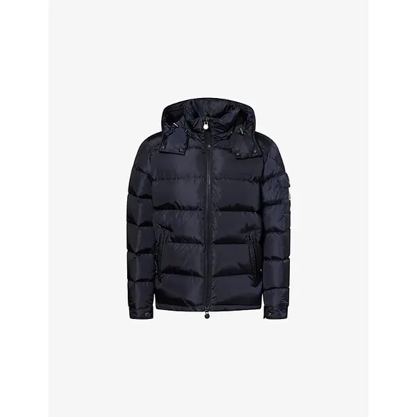 Moncler Maya Matte Shell-down Jacket - Navy