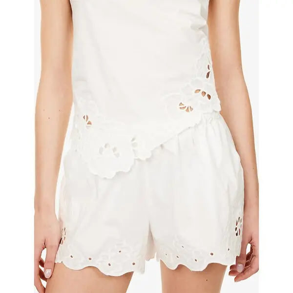 SIR. Klara Halter-neck Cotton Top
