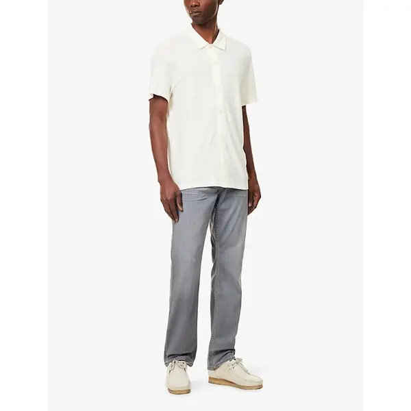 Paige Sultan Button-up Linen And Cotton-blend Shirt