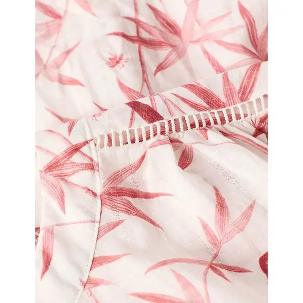 Whistles Tropical Bird Textured Woven Shirt