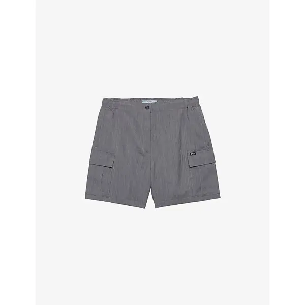 Prada Light Mohair Wool Shorts - Grey