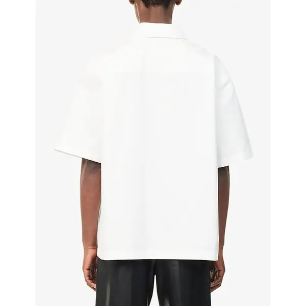 Bottega Veneta Compact Pyjama Short-sleeve Cotton Shirt