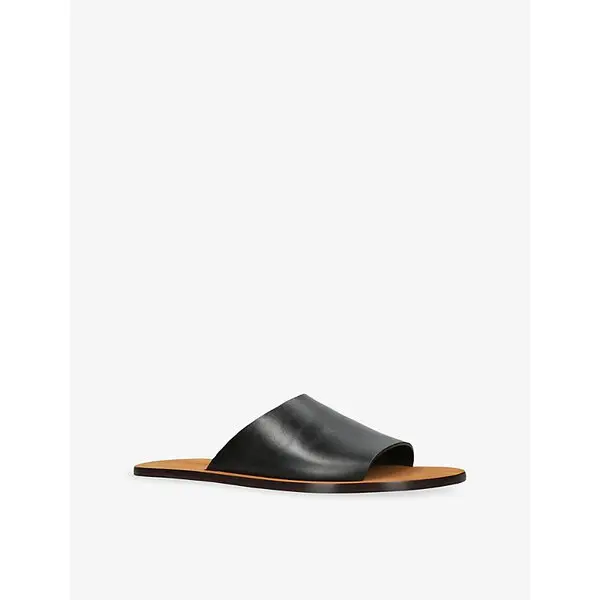 THE ROW Charlie Leather Slide Sandals