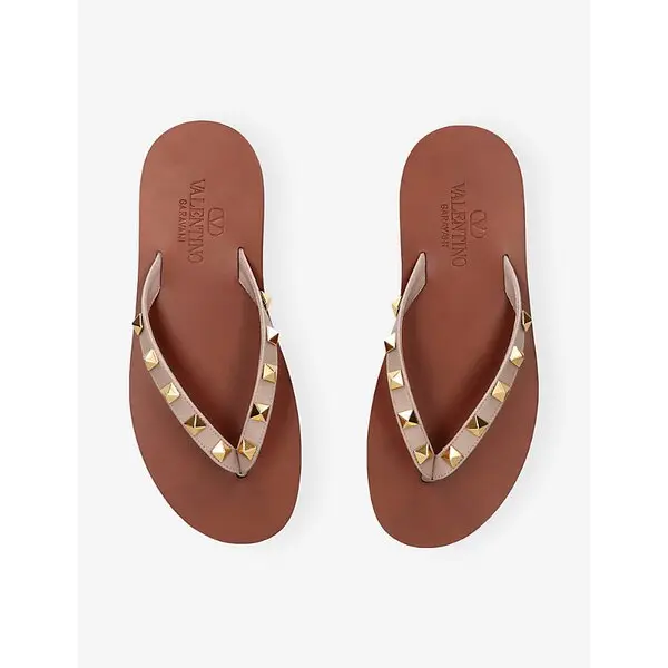 Valentino Garavani Rockstud Leather Sandals