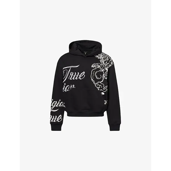 True Religion Graphic Print Cotton Hoody