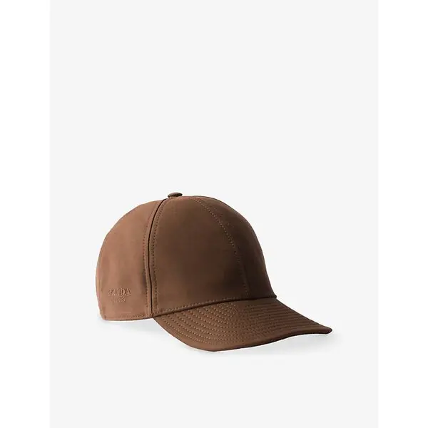 Prada Branded Panelled Cotton-twill Baseball Cap