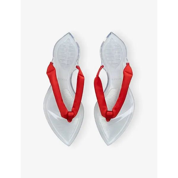 AZZEDINE ALAIA Invisible Thong Flip-flops