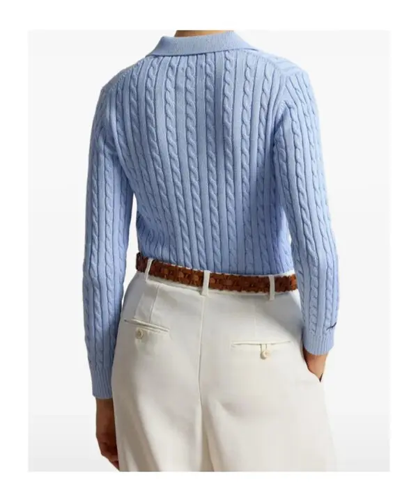 Polo Ralph Lauren Cable Embroidered Polo Sweater