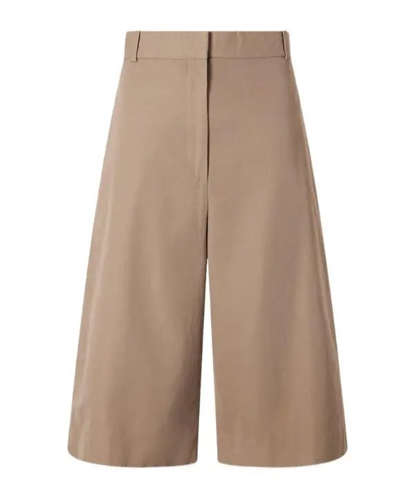 THE ROW Falk Knee-length Shorts - Sand